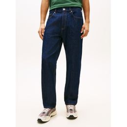 5-Pocket-Jeans Tommy Jeans "Sonny Regular Tapered", Herren, Gr. 30, L&auml;nge 34, blau (denim schwarz), Denim/Jeans, Obermaterial: 99% Baumwolle, 1% Elasthan, regular fit, Jeans 5-Pocket-Jeans, mit dezenter Waschung
