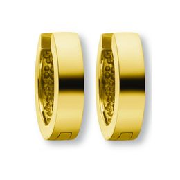 Paar Creolen ONE ELEMENT "Ohrringe Creolen aus 333 Gelbgold &Oslash; 12,5 x 3,0 mm", gold, Ohrringe, Damen, Gelbgold 333, Paar Creolen