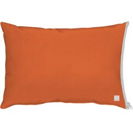 Dekokissen Apelt "3900" Gr. 2, orange (orange, unifarben), B:40cm H:5cm L:60cm, Obermaterial: 100% Polyacryl. F&uuml;llung: 100% Polyester, Dekokissen_Sitzkissen_Kissenh&uuml;llen, Dekokissen