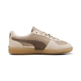 Sneaker Puma "PALERMO ELEVATED WNS", Damen, Gr. 42,5, ice coffee, chocolate chip, Leder, unifarben, Schuhe Sneaker