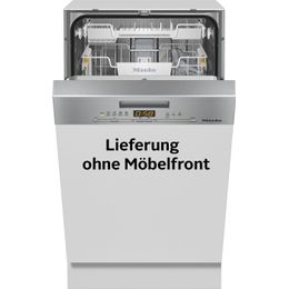 Miele teilintegrierbarer Geschirrsp&uuml;ler "G 5540 SCi SL Active", Energieeffizienz: E, silber (silberfarben), B:45cm H:81cm T:57cm, Geschirrsp&uuml;ler, teilintegrierbarer Geschirrsp&uuml;ler