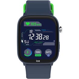 Ice Watch Smartwatch ICE-WATCH "ICE smart junior 3.0 - Find My - 1.75", blau (dunkelblau, dunkelblau), Smartwatches, Kinder, Smartwatch, Armbanduhr, Kinderuhr, Silikonarmband, Bluetooth, Geschenkidee,digital