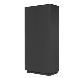 Aktenschrank Home Affaire "Essential, Mehrzweckschrank, B&uuml;roschrank mit 2 T&uuml;ren", schwarz (anthrazit matt), B:79,2cm H:166cm T:38cm, FSC-zertifizierter Holzwerkstoff, Schr&auml;nke, Aktenschrank, & verstellbaren Einlegeb&ouml;den, H&ouml;he 86 oder 166 cm, Made in Italy