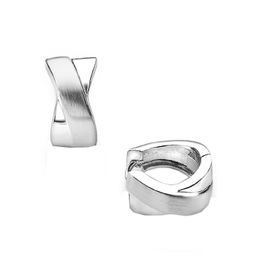 Paar Creolen Amor "9906369", silber (silber, 925), Ohrringe, Damen, 15mm, Silber 925 (Sterlingsilber), Paar Creolen