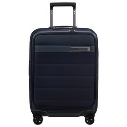 Hartschalen-Trolley Samsonite "NEOPOD 55/23 EXP", Damen, Gr. B/H/T: 40cm x 55cm x 23cm 41 l, blau (midnight blu), Polypropylen, Strukturmuster, Koffer Hartschalen-Trolley, Handgep&auml;ck Reisegep&auml;ck mit TSA-Schloss