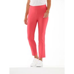 Webhose Classic Basics, Damen, Gr. 56, Normalgr&ouml;&szlig;en, pink (grapefruit), 72% Viskose, 25% Polyamid, 3% Elasthan, unifarben, 7/8-L&auml;nge, Hosen Webhose