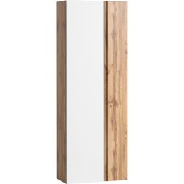 Seitenschrank Welltime "S&ouml;lden", wei&szlig; (matt wei&szlig;), B:65cm H:180cm T:35cm, MDF, Schr&auml;nke, Seitenschrank
