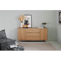 Sideboard Jahnke "LIBRE SB 150", braun (montana eiche), B:150cm H:77,4cm T:39,2cm, Holzwerkstoff, Sideboards, Sideboard, Sideboard, Kommode, skandinavisch, Montana-Eiche, Breite 150 cm