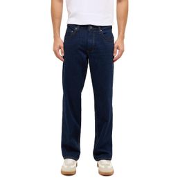 Straight-Jeans Mustang "Herren Style Big Sur Straight", Herren, Gr. 40, L&auml;nge 32, 901 dunkelblau, Denim/Jeans, 99% Baumwolle, 1% Elasthan, straight fit, Jeans Straight-Jeans