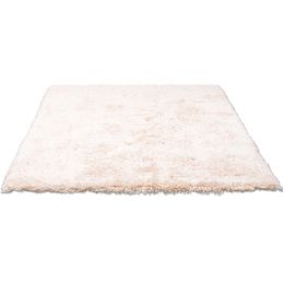 Hochflor-Teppich Tom Tailor HOME "Flocatic" Gr. 1, beige, B:60cm H:60mm L:90cm, Kunstfaser, Teppiche, Hochflor-Teppich, super weich und flauschig, ideal im Wohnzimmer & Schlafzimmer