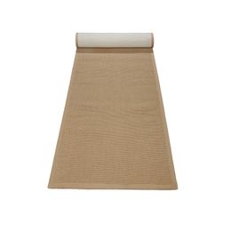 Teppich Wecon Home "Hugo one, Juteteppich, auch als L&auml;ufer", natur braun, B:80cm H:8mm L:230cm, Jute, Teppiche, Teppich, Naturfaser, 100% Jute, Sisal-Optik, modern, pflegeleicht, Wohnzimmer