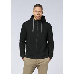 Sweatjacke Chiemsee, Herren, Gr. S (44/46), schwarz beauty, 60% Baumwolle. 40% Polyester, unifarben, Sweatjacken Sweatjacke