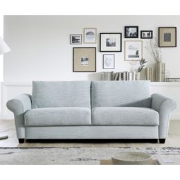 Schlafsofa Bali "ELISA Dauerschl&auml;fer in 140 und 160er Breite", gr&uuml;n (mint), B:231cm, 92% Polyester, 8% Polyacryl, Sofas, Schlafsofa, stabile Gitterrost-Unterfederung