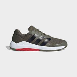Trainingsschuh adidas Performance "DROPSET BASE", Herren, Gr. 46, olive strata, core schwarz, pure ruby, Textil, Schuhe Trainingsschuh