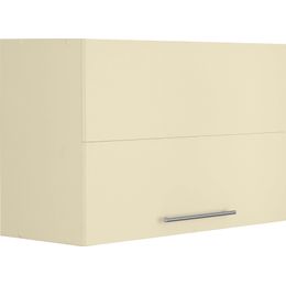 Wiho-K&uuml;chen Faltlifth&auml;ngeschrank WIHO K&Uuml;CHEN "Unna", beige (front und korpus: magnolia), B:90cm H:56,5cm T:35cm, Schr&auml;nke, Faltlifth&auml;ngeschrank, 90 cm breit, mit Soft Close Funktion