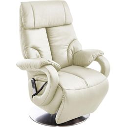 Sit & More TV-Sessel SIT & MORE "Invito", beige (creme), B:80cm H:113cm T:80cm, Luxus-Kunstleder;NaturLEDER (echtes Rindsleder);Luxus-Microfaser (100% Polyester), Sessel, TV-Sessel, in Gr&ouml;&szlig;e M, wahlweise mit Motor und Aufstehhilfe