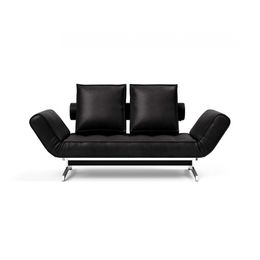 3-Sitzer INNOVATION LIVING &trade; "Ghia Schlafsofa, Multi-Wohlf&uuml;hlsofa, Designfu&szlig;", schwarz, B:178cm H:83cm T:93cm, Sofas, 3-Sitzer, eine gro&szlig;e Liegefl&auml;che mit geringer Stellfl&auml;che, beidseitig abklappbar