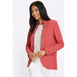 Shirtjacke Classic Basics "Shirtjacke", Damen, Gr. 38, grapefruit, 100% Baumwolle, unifarben, Shirts Shirtjacke