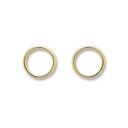 Paar Ohrstecker ONE ELEMENT "Kreis Ohrringe Ohrstecker aus 333 Gelbgold", gold, Ohrringe, Damen, Gelbgold 333, Paar Ohrstecker