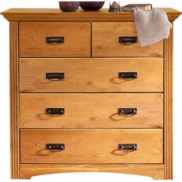Schubkastenkommode OTTO HOME "Konrad", beige (gelaugt ge&ouml;lt), B:94cm H:89cm T:39cm, Sideboards, Schubkastenkommode, Breite 94 cm, aus massiver, FSC-zertifizierter Kiefer