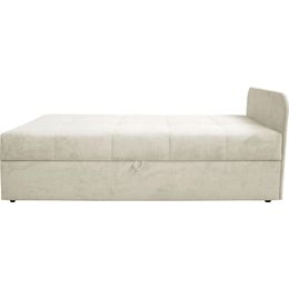 Schlafsofa Alina "Marla", wei&szlig; (wei&szlig; xbo 1), B:205cm H:73cm T:91cm, Struktur fein XBO (100% Polyester), Sofas, Schlafsofa, inkl. Stauraum, Armlehne wahlweise links ode rechts