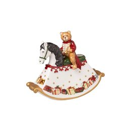 Villeroy & Boch Weihnachtsfigur VILLEROY & BOCH "Dekofigur Schaukelpferd Christmas Toys bunt", bunt, Dekofiguren, Weihnachtsfigur
