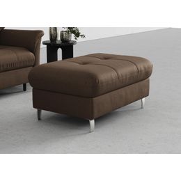 Sit & More Hocker SIT & MORE "Marano", braun, B:102cm H:43cm T:67cm, 100% Polyester, Hocker, Hocker, mit Stauraum