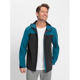 Funktionsjacke Catamaran, Herren, Gr. 60, blau (topas, meliert), 94% Polyester, 6% Elasthan, unifarben, Jacken Funktionsjacke