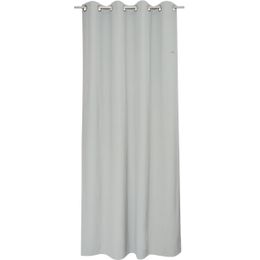 Vorhang Tom Tailor HOME "Dove Signature", grau, B:140cm H:250cm, Polyester, Gardinen, Vorhang, blickdicht