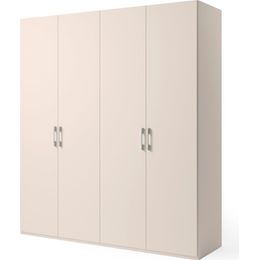 Dreht&uuml;renschrank "Henderson", beige (champagner), B:201cm H:223cm T:60cm, Holzwerkstoff, SET ONE BY Musterring, Schr&auml;nke, Dreht&uuml;renschrank, in 2 Breiten, inkl. Fachb&ouml;den und Kleiderstangen