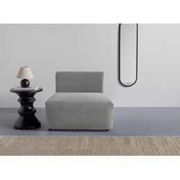 Sessel "LYZA Sofa-Mittelelement, Ma&szlig;e B/T/H: 76/96/74 cm", anthrazit, B:76cm H:74cm T:96cm, 100% Polyester, LeGer Home by Lena Gercke, Sessel, Sessel, als Modul oder separat verwendbar, f&uuml;r individuelle Zusammenstellung