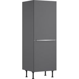 Hochschrank KOCHSTATION "KS-Aken", grau (anthrazit), B:60cm H:176,6cm T:58,4cm, Schr&auml;nke, Hochschrank