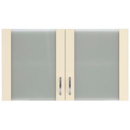 Wiho-K&uuml;chen H&auml;ngeschrank WIHO K&Uuml;CHEN "Flexi", beige (front: magnolia, korpus: sonoma eiche), B:100cm H:56cm T:35cm, Schr&auml;nke, H&auml;ngeschrank, Breite 100 cm