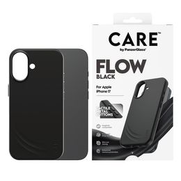 CARE BY PANZERGLASS Handyh&uuml;lle "Flow MagSafe Case f&uuml;r Apple iPhone 17", schwarz, Apple iPhone 17, H&uuml;llen, Backcover, Schutzh&uuml;lle, Handyschutzh&uuml;lle, Case, Schutzcase, sto&szlig;fest, Handyh&uuml;lle