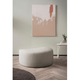 Hocker "Isalie, in modernen Farben und verschiedenen Stoffen", grau (taupe), B:94cm H:45cm T:63cm, LeGer Home by Lena Gercke, Hocker, Hocker, gepolstert, kombinierbar mit XXL-Sessel ISALIE