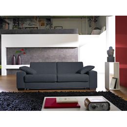Schlafsofa Bali "Norwalk, Dauerschl&auml;fer", blau (blau, anthrazit), B:232cm H:83cm T:100cm, Sofas, Schlafsofa, in 140er und 160er Breite, 3 Varianten, auch mit Ergoflex-Lattenrost