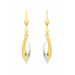 Adelia&acute;s Paar Ohrh&auml;nger ADELIA&acute;S "333 Gold Ohrringe Ohrh&auml;nger mit Zirkonia", gold, Ohrringe, Damen, Gelbgold 333, Paar Ohrh&auml;nger