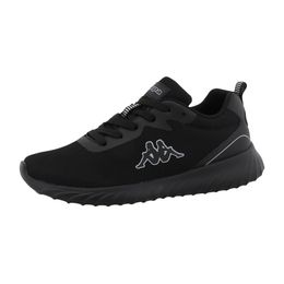 Sneaker Kappa "FANIA", Damen, Gr. 37, schwarz, Synthetik, Schuhe Sneaker