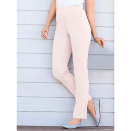 Dehnbund-Hose Stehmann, Damen, Gr. 245, Extrakurzgr&ouml;&szlig;en, rosa (ros&eacute;), 72% Viskose, 25% Polyamid, 3% Elasthan, unifarben, lang, Hosen Dehnbund-Hose