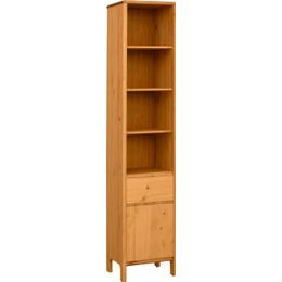 Hochschrank OTTO products "Jorrick", beige (natur), B:40cm H:193cm T:34,2cm, Massivholz, Schr&auml;nke, Hochschrank, Breite 40 cm, Massivholz Kiefer mit Bio &Ouml;l/Wachs behandelt