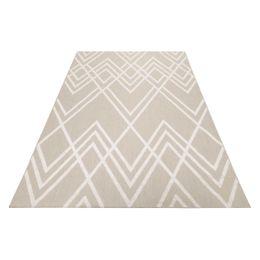 Outdoorteppich Esprit "Rave, ESP-54228", beige, B:160cm H:6mm L:225cm, Polypropylen (PP), Teppiche, Outdoorteppich, mit Hoch-Tief-Effekt, Rauten-Design, modern, robust, Terrasse, K&uuml;che
