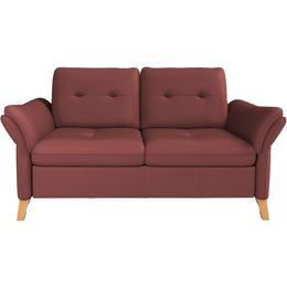 Sit & More 2-Sitzer SIT & MORE "G&ouml;teborg", rot (merlot), B:171cm H:90cm T:102cm, Sofas, 2-Sitzer, inklusive Sitztiefenverstellung und Federkern