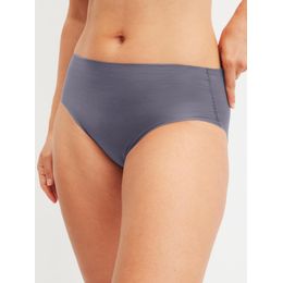 Midislip Calida "Modern Fit", Damen, Gr. L (48/50), graystone, Interlock, Obermaterial: 83% Modal (TENCEL&trade;), 17% Elasthan, k&ouml;rpernah, Unterhosen Midislip, seidig weich, atmungsaktiv, Interlock-Qualit&auml;t, cleaner Look