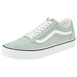 Sneaker Vans "Old Skool", Damen, Gr. 43, emw, color theory gray olive, Leder, Textil, Schuhe Sneaker
