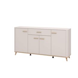Sideboard Home Affaire "Darwen Kombikommode, Sideboard, Schubladenkommode", kaschmir, B:179,5cm H:90,5cm T:40cm, Holzwerkstoff, MDF, Sideboards, Sideboard, Abgerundete Kanten, matte Kaschmir-Oberfl&auml;chen, Ma&szlig;e: 179,5x40x90,5 cm