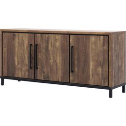 Sideboard OMG DESIGN "Vasto", braun (espresso), B:168cm H:80cm T:45cm, Holzwerkstoff, Sideboards, Sideboard, mit Soft-Close, in zwei Breiten
