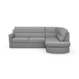 Sit & More Ecksofa SIT & MORE "Panini L-Form", grau, B:243cm H:87cm T:175cm, Sofas, Ecksofa, wahlweise mit Bettfunktion und Bettkasten