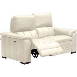 2-Sitzer Egoitaliano "Capucine", beige (cremewei&szlig;), B:154cm H:99cm T:97cm, Sofas, 2-Sitzer, wahlweise mit elektrisch oder manuell verstellbarer Relaxfunktion