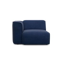 Sessel OTTO HOME "Sofa-Eckelement, Ma&szlig;e B/T/H: 109/97/46 cm", blau, B:109cm H:70cm T:97cm, Struktur fein (100% Polyester);Samtoptik (100% Polyester);Samtcord (92% Polyester, 8% Polyamid), Sessel, Sessel, als Modul oder separat verwendbar, f&uuml;r individuelle Zusammenstellung