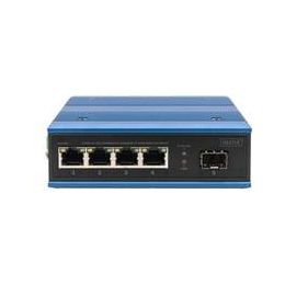 Digitus 4P Gigabit PoE Switch Ind. Unmanaged 1xSFP